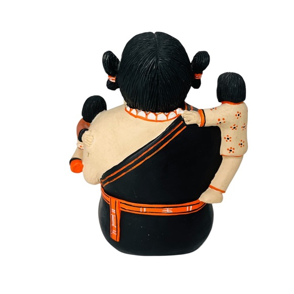 Hand Crafted | Art | Native American Hopi Storyteller Woman Children ...